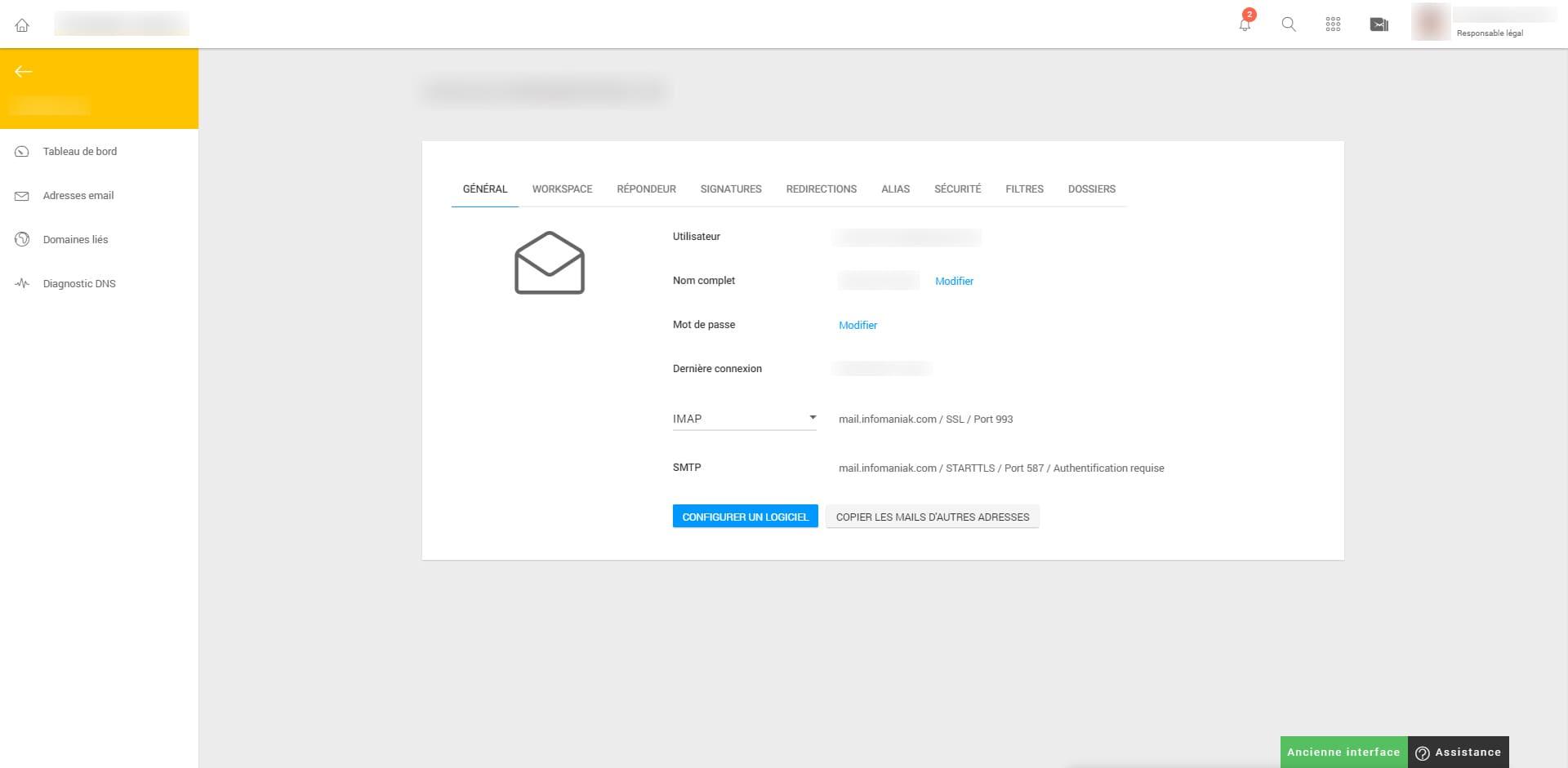 Infomaniak, nouvelle interface de la console d’administration (bêta)