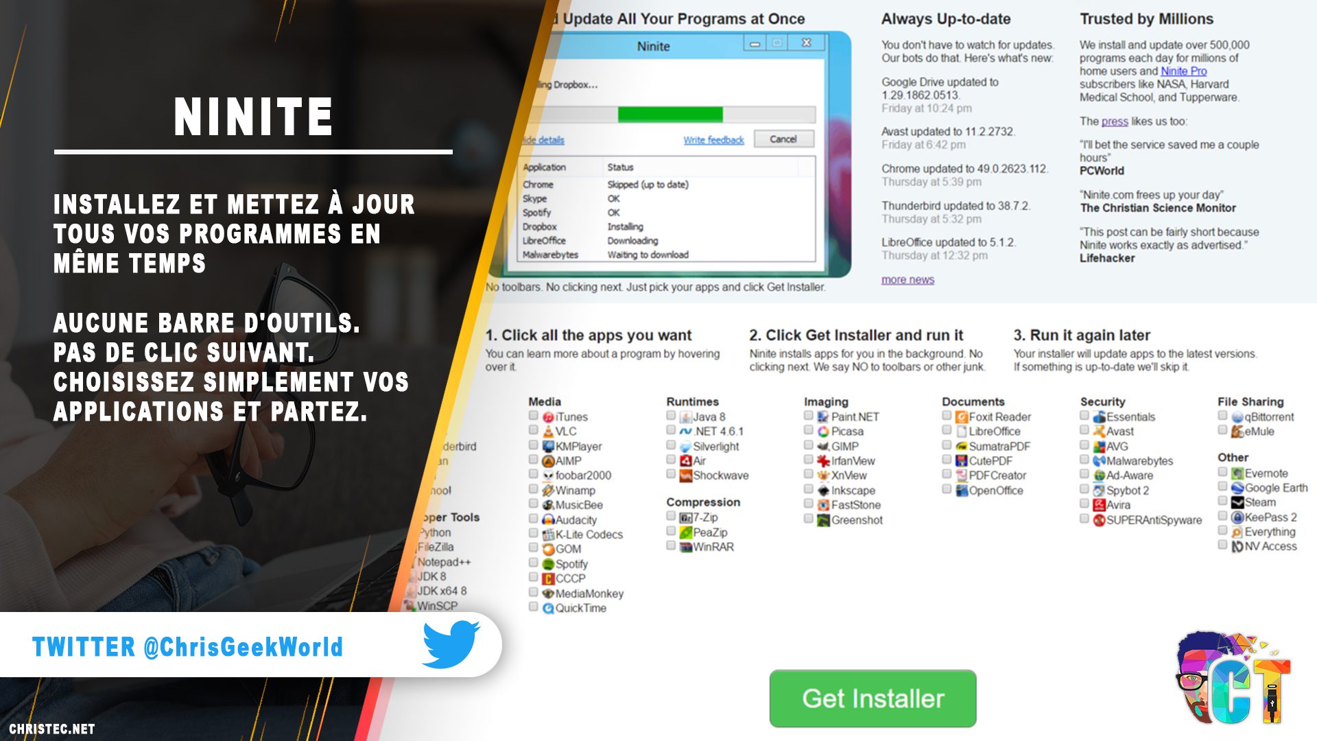 Télécharger Ninite sur ChrisTec ⬇️