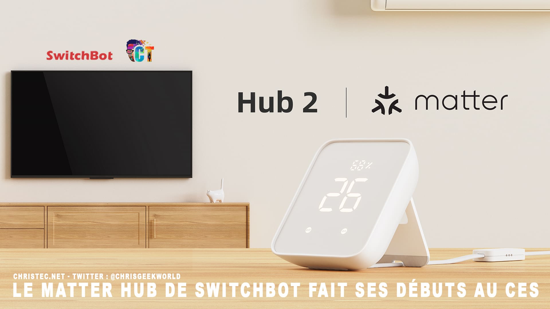 Le Matter Hub de SwitchBot fait ses débuts au CES💻️️