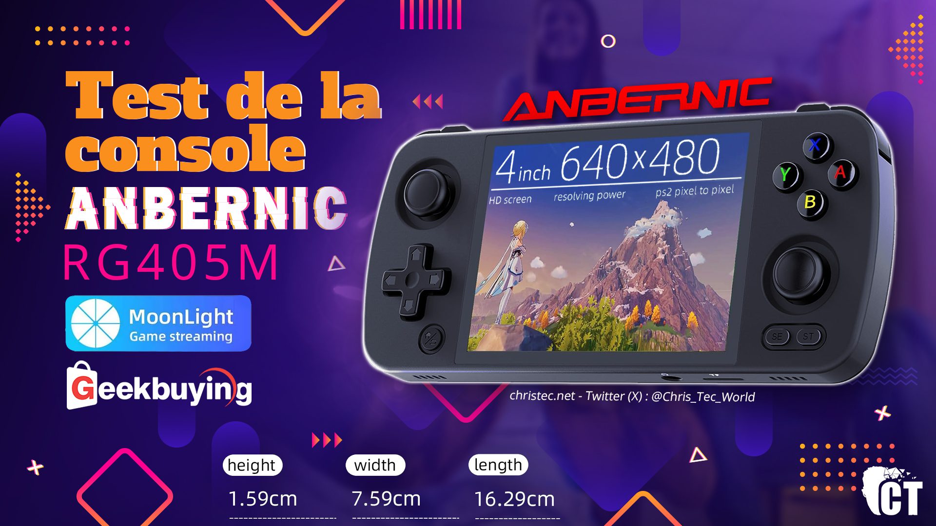 Anbernic RG405M Test d'une des meilleures consoles rétro gaming